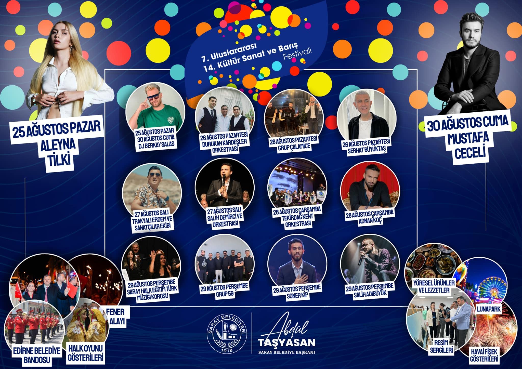 Aleyna Tilki ve Mustafa Ceceli Saray’a geliyor – Tekirdağ Yeni Haber ...
